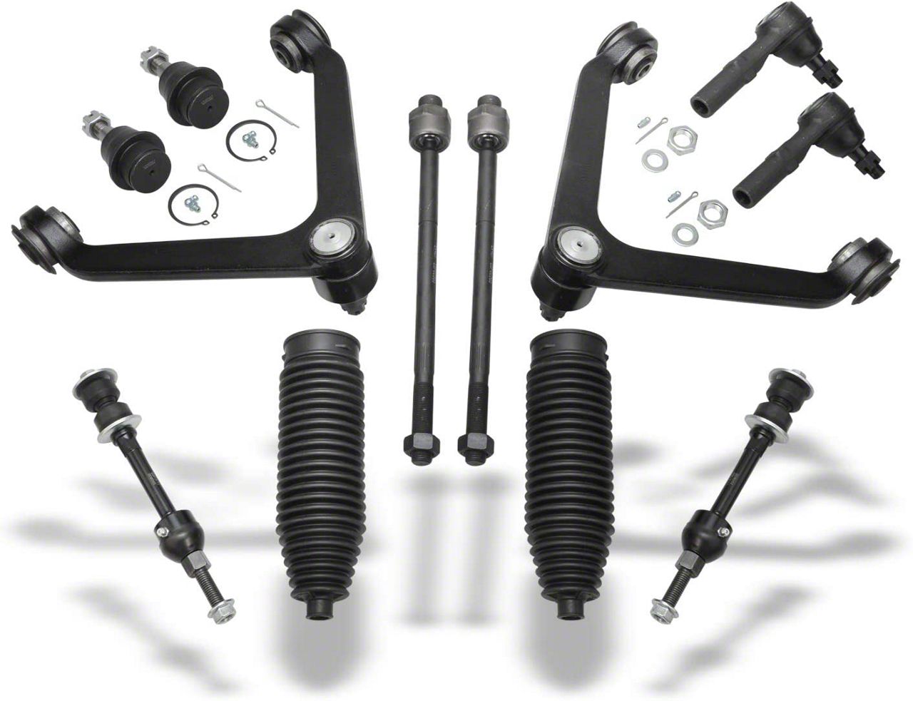 RAM 1500 Front Upper Control Arms with Lower Ball Joints, Sway Bar ...