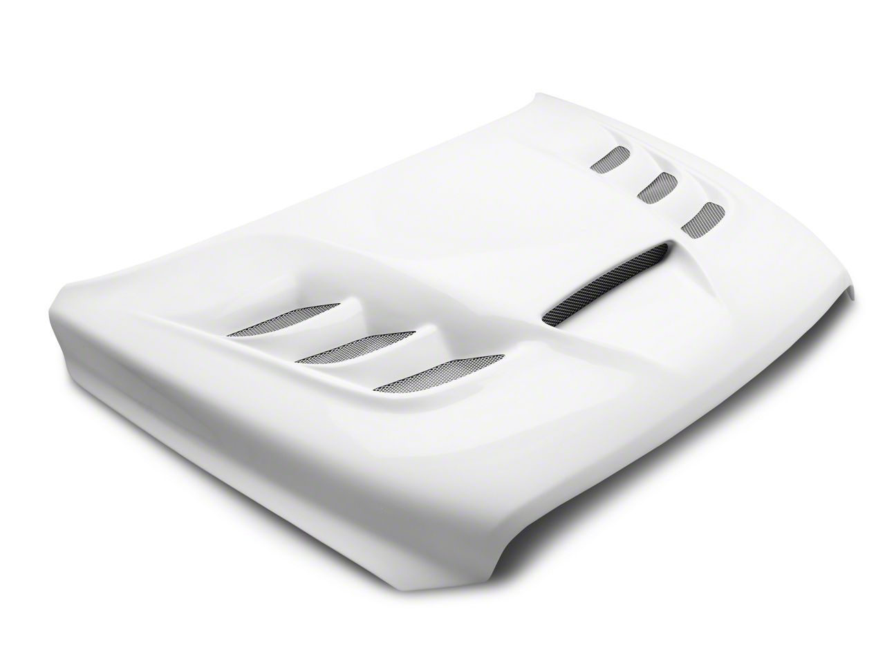 RAM 1500 VIP Style Ram Air Hood; Unpainted (09-18 RAM 1500, Excluding ...