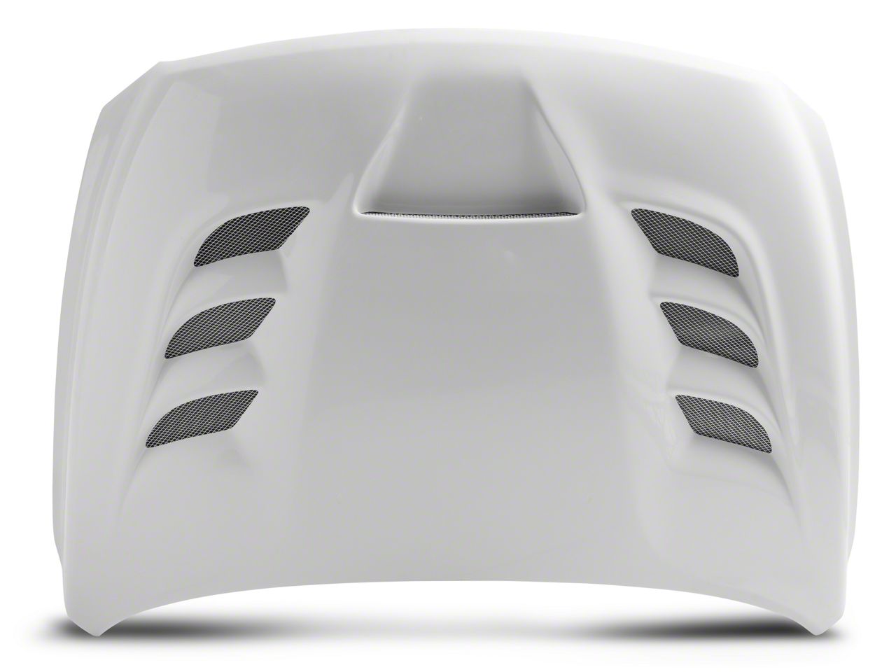 RAM 1500 VIP Style Ram Air Hood; Unpainted (09-18 RAM 1500, Excluding ...