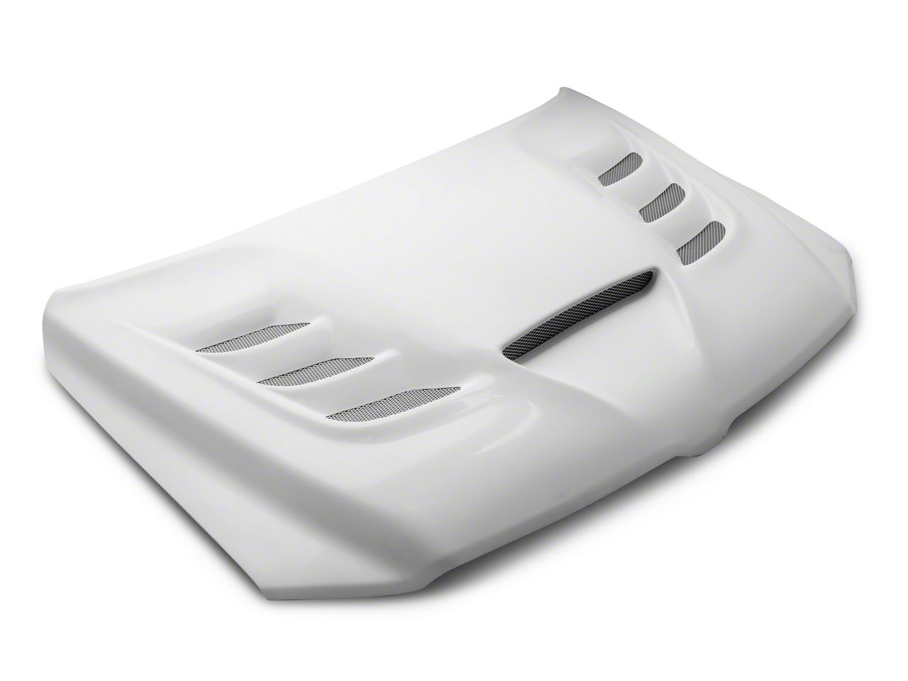 RAM 1500 VIP Style Ram Air Hood; Unpainted (19-25 RAM 1500, Excluding ...