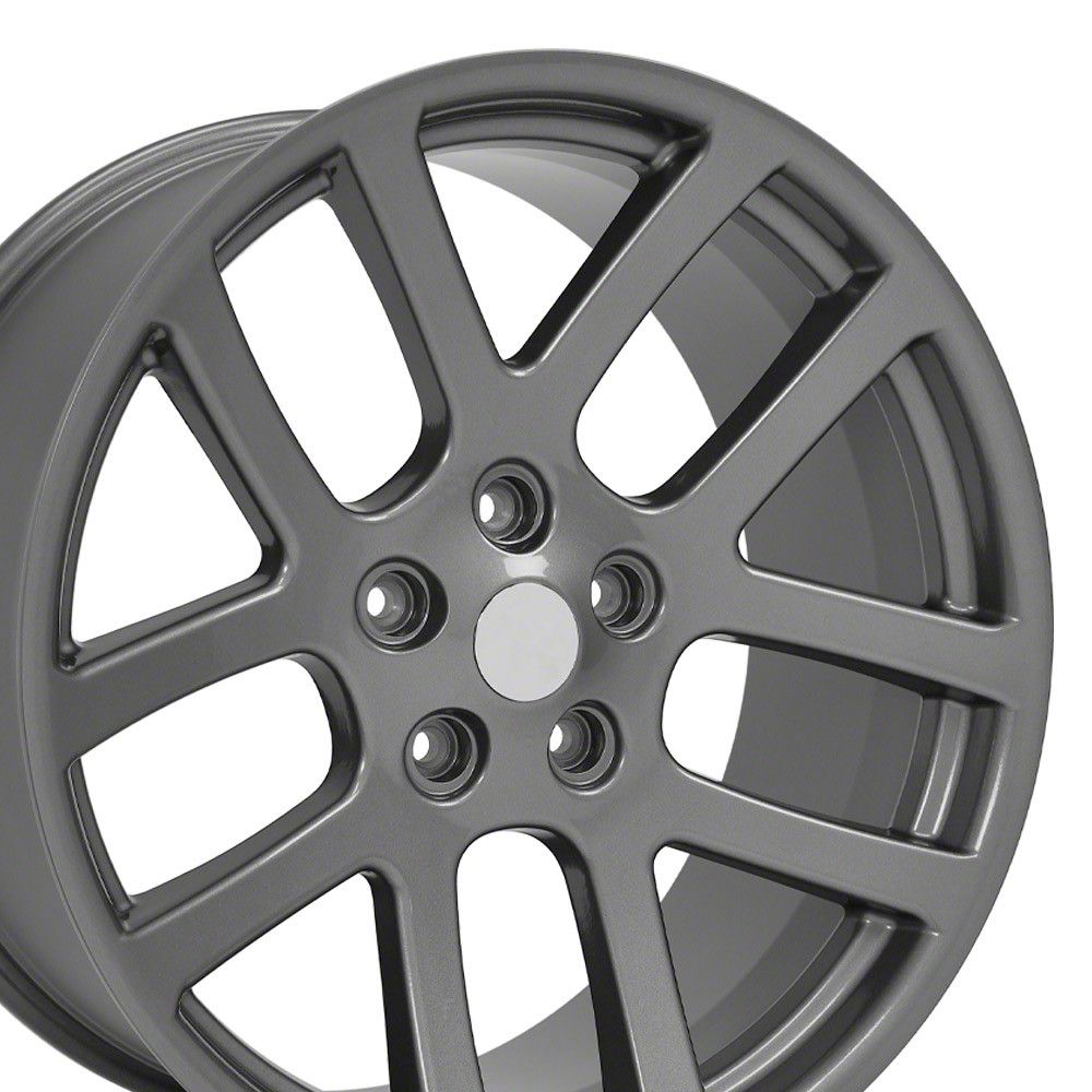 RAM 1500 Viper Style Gunmetal Gray 5-Lug Wheel; 22x10; 25mm Offset (02 ...