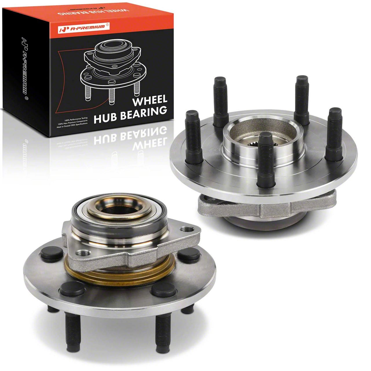 RAM 1500 Wheel Bearing and Hub Assemblies; Front (02-08 RAM 1500 ...