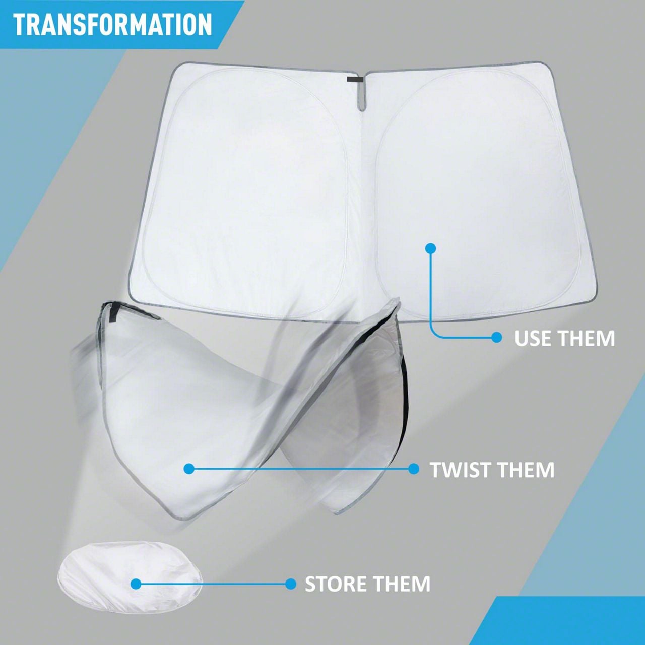 RAM 1500 Windshield Sun Shade (19-25 RAM 1500) - Free Shipping