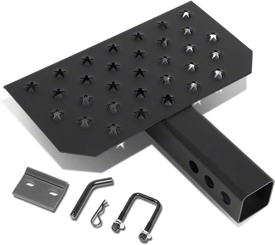 RAM 2500 2-Inch Receiver Hitch Step Board; Black (Universal; Some ...