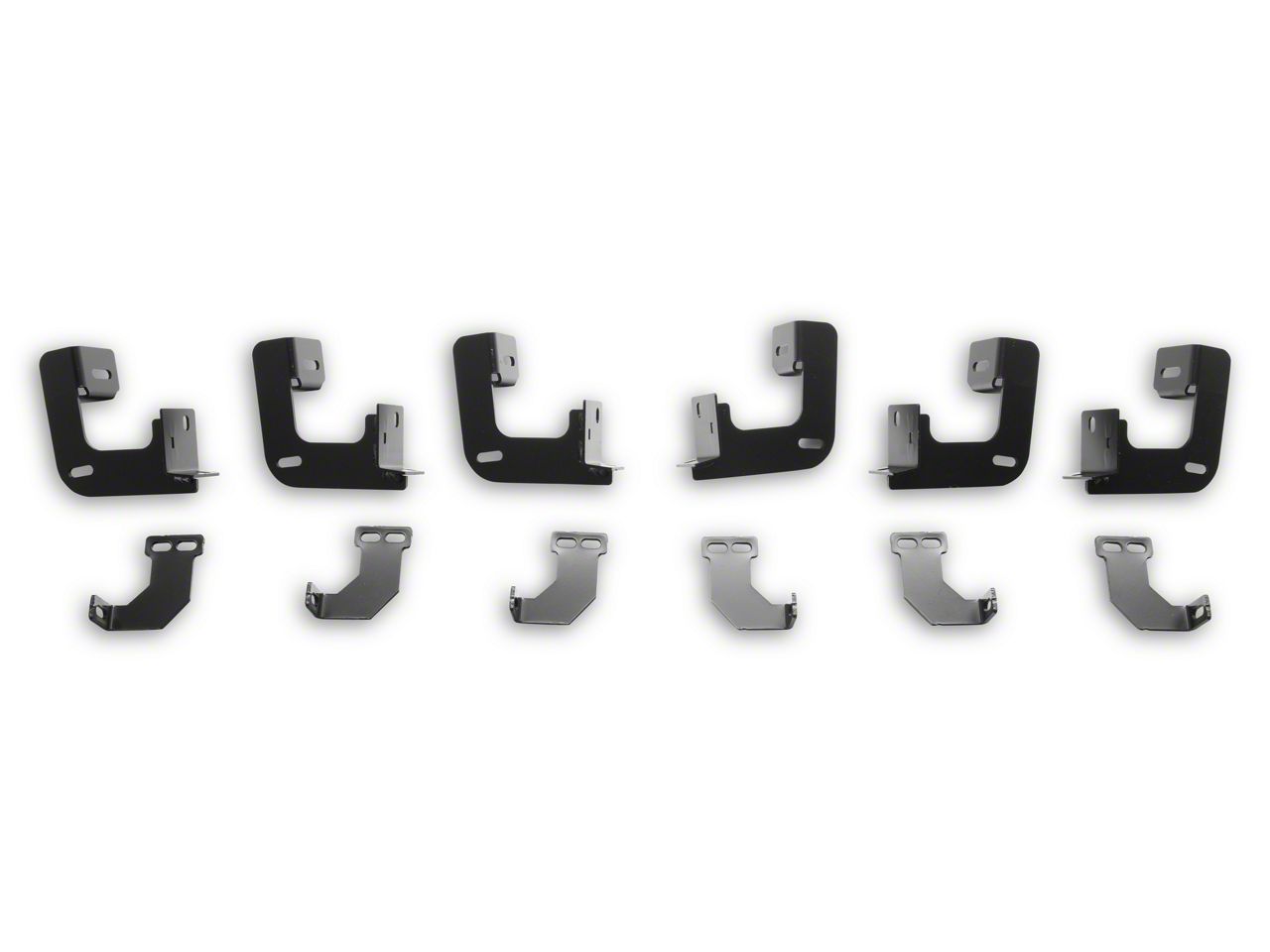 RAM 2500 4-Inch Drop Sniper Running Boards; Textured Black (10-24 RAM ...