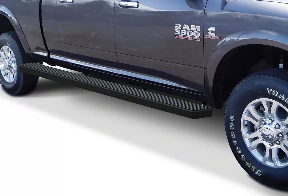 RAM 2500 6-Inch iStep Wheel-to-Wheel Running Boards; Black (10-25 RAM ...
