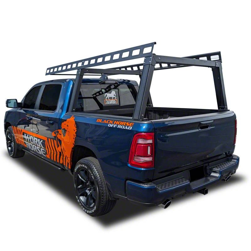 RAM 2500 Base K2 Over Cab Rack; Black (94-24 RAM 2500 w/ 8-Foot Box ...
