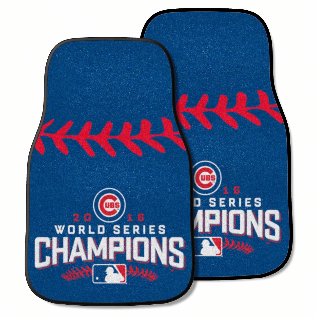 RAM 2500 Carpet Front Floor Mats with Chicago Cubs 2016 MLB World ...