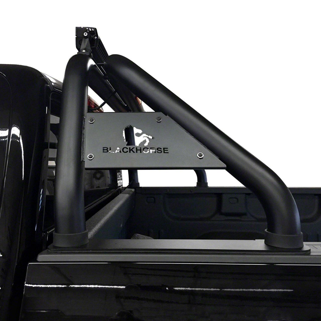 RAM 2500 Classic Roll Bar with 5.30-Inch Black Round Flood LED Lights ...
