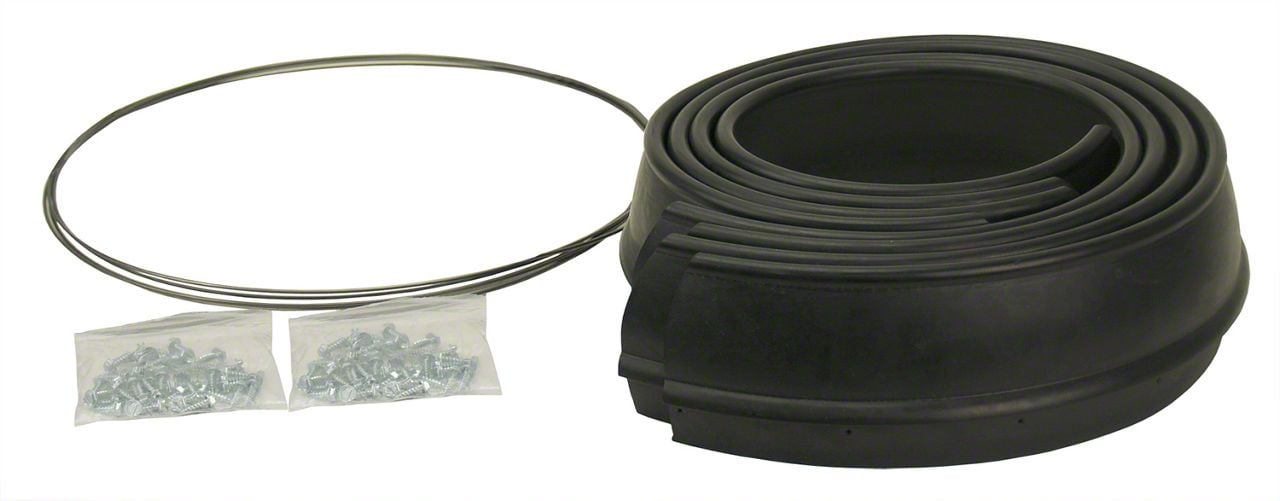 RAM 2500 Flexy Flare Rubber Fender Extensions; 4-Piece Kit (94-02 RAM ...