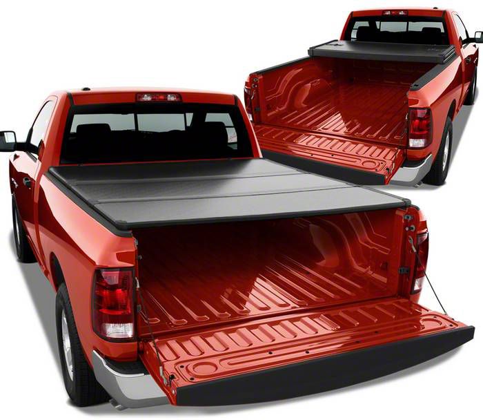 RAM 2500 Hard Tri-Fold Style Tonneau Cover; Black (03-09 RAM 2500 w/ 6. ...