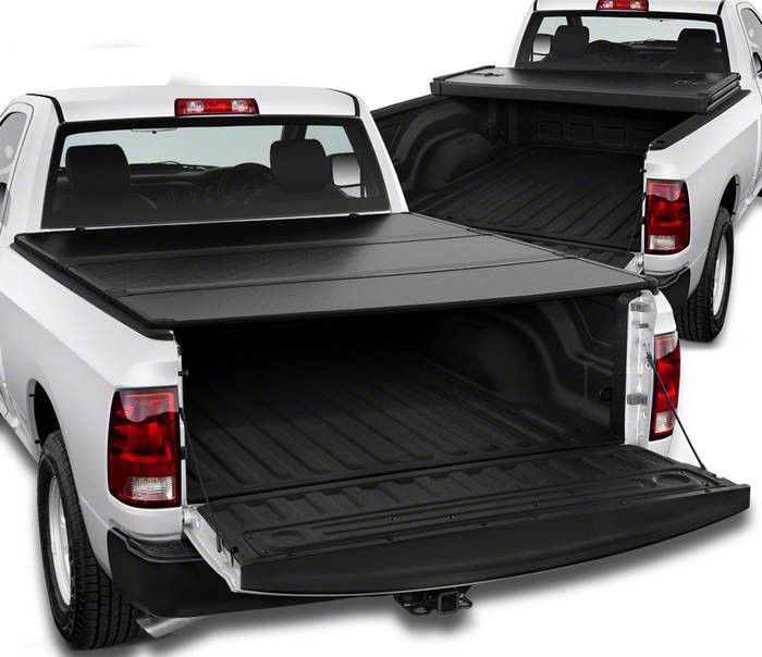 RAM 2500 Hard Tri-Fold Style Tonneau Cover; Black (10-18 RAM 2500 w/ 6. ...