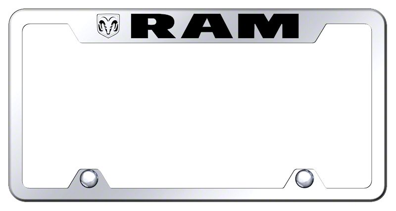 RAM 2500 RAM Laser Etched License Plate Frame (Universal; Some ...