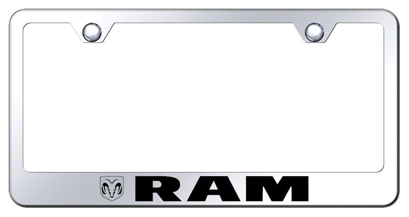 RAM 2500 RAM Laser Etched License Plate Frame (Universal; Some ...