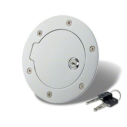 RAM 2500 Lockable Fuel Door Cover; Chrome (03-09 RAM 2500) - Free Shipping