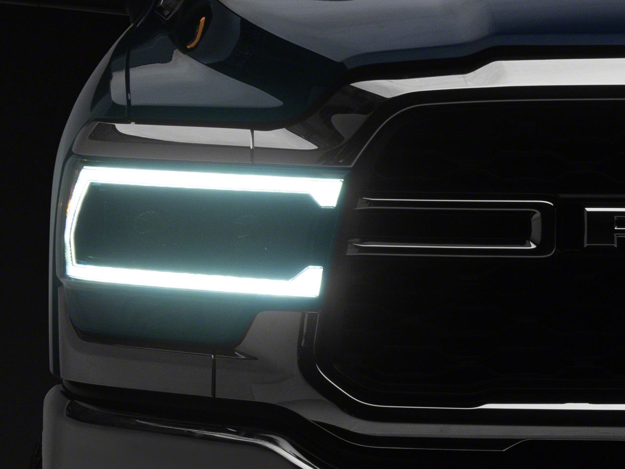 AlphaRex RAM 2500 LUXX-Series LED Projector Headlights; Alpha Black ...