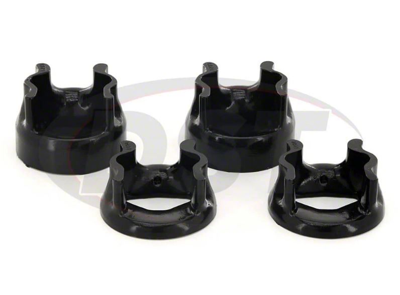 RAM 2500 Motor Mount Inserts; Polyurethane; Black (Late 98-02 5.9L I6 ...
