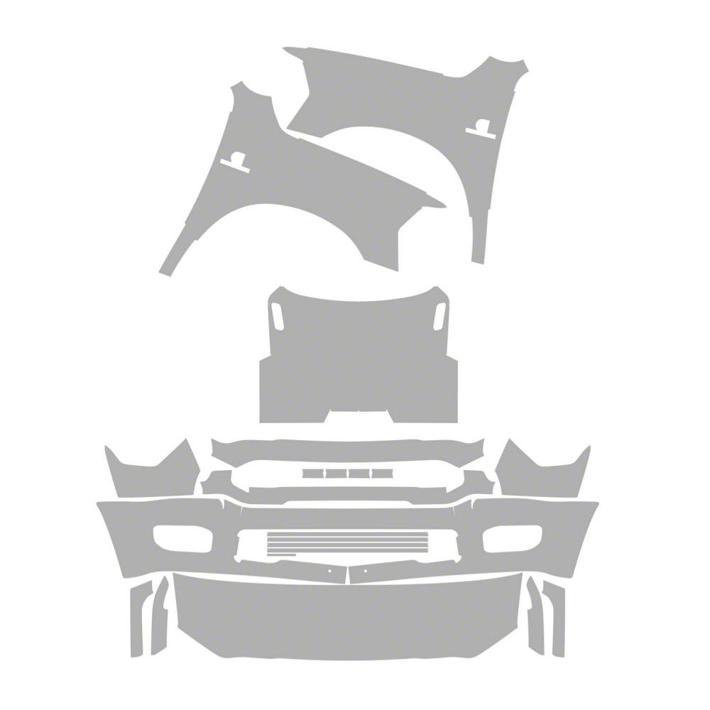 RAM 2500 Paint Protection PPF Pre-Cut Kit; Complete Full Front Kit ...