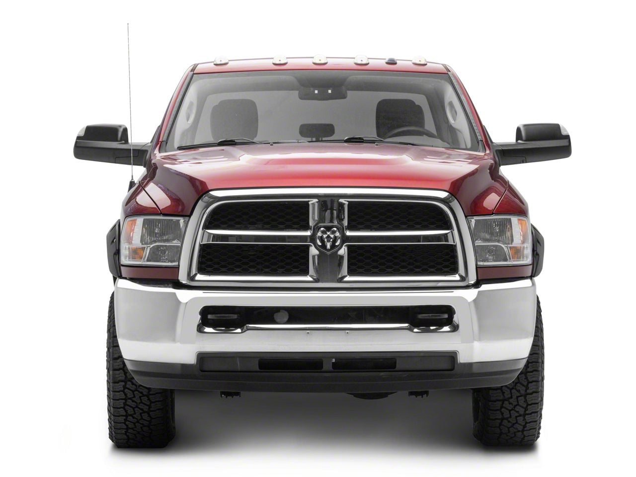RAM 2500 Pocket Style Fender Flares; Textured Black (10-18 RAM 2500 ...
