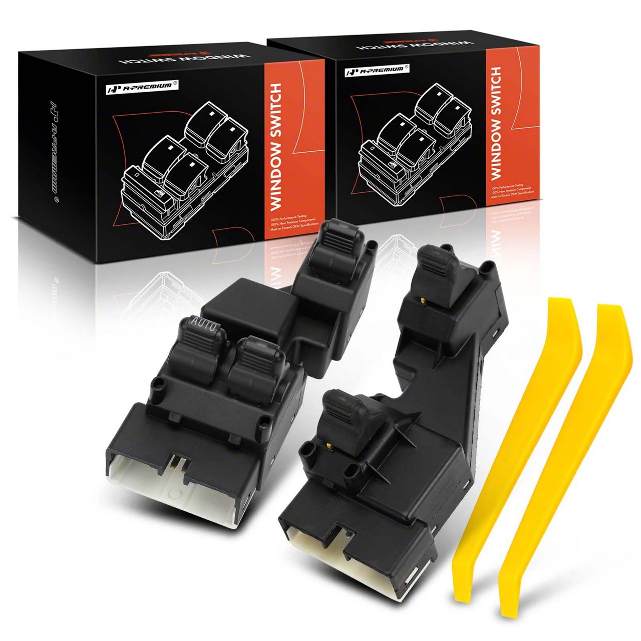 RAM 2500 Power Window Switches; Front (99-02 RAM 2500) - Free Shipping