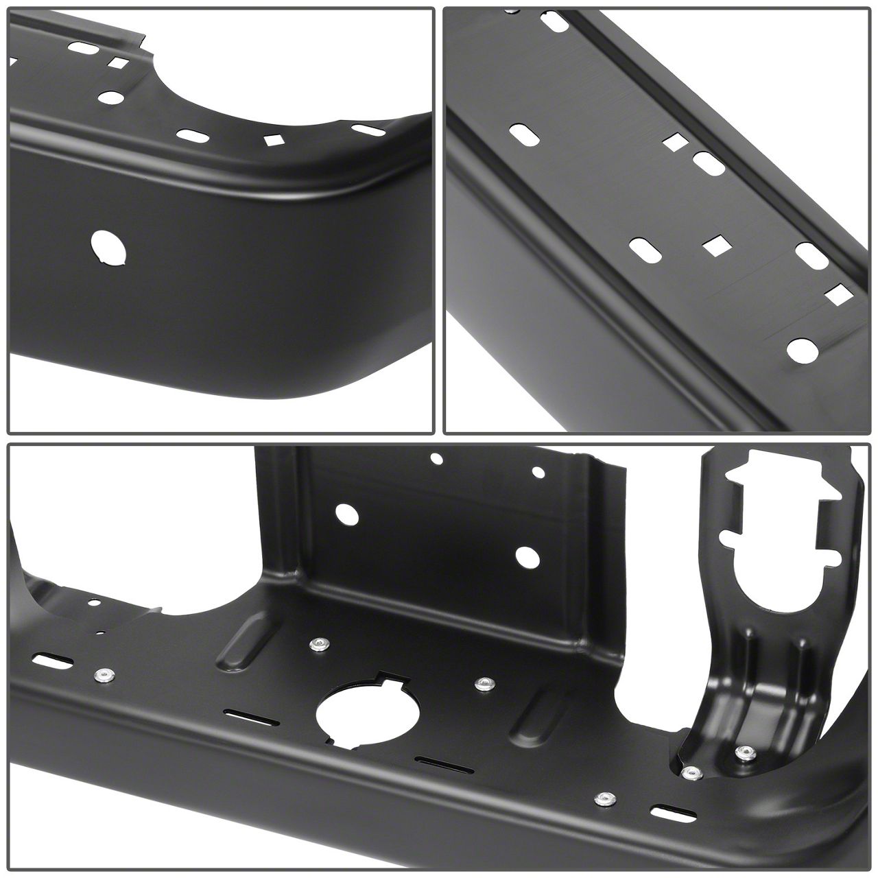 RAM 2500 Rear Bumper; Pre-Drilled for Backup Sensors; Black (13-18 RAM ...