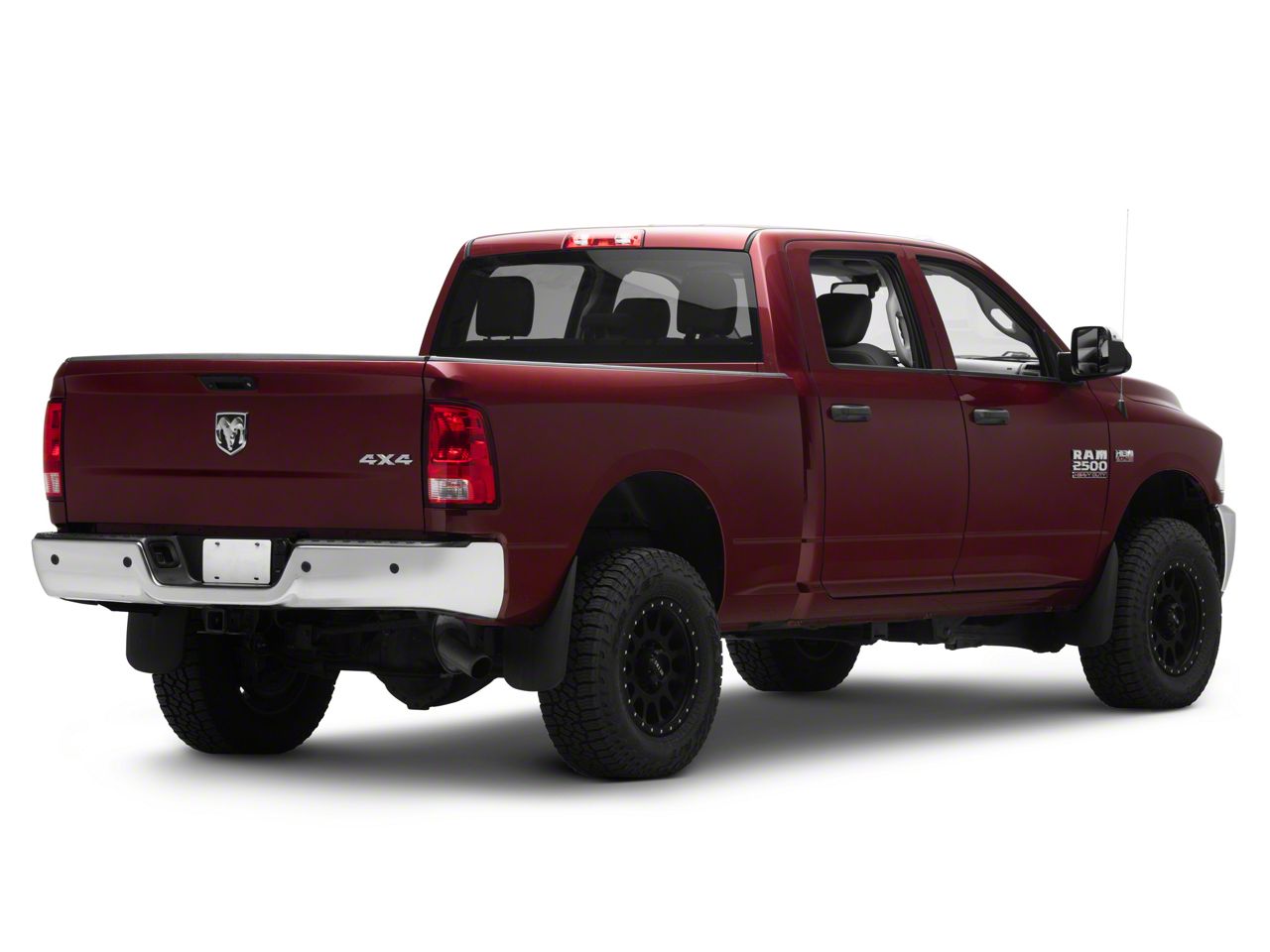 RAM 2500 Rear Bumper; Pre-Drilled for Backup Sensors; Chrome (10-18 RAM ...