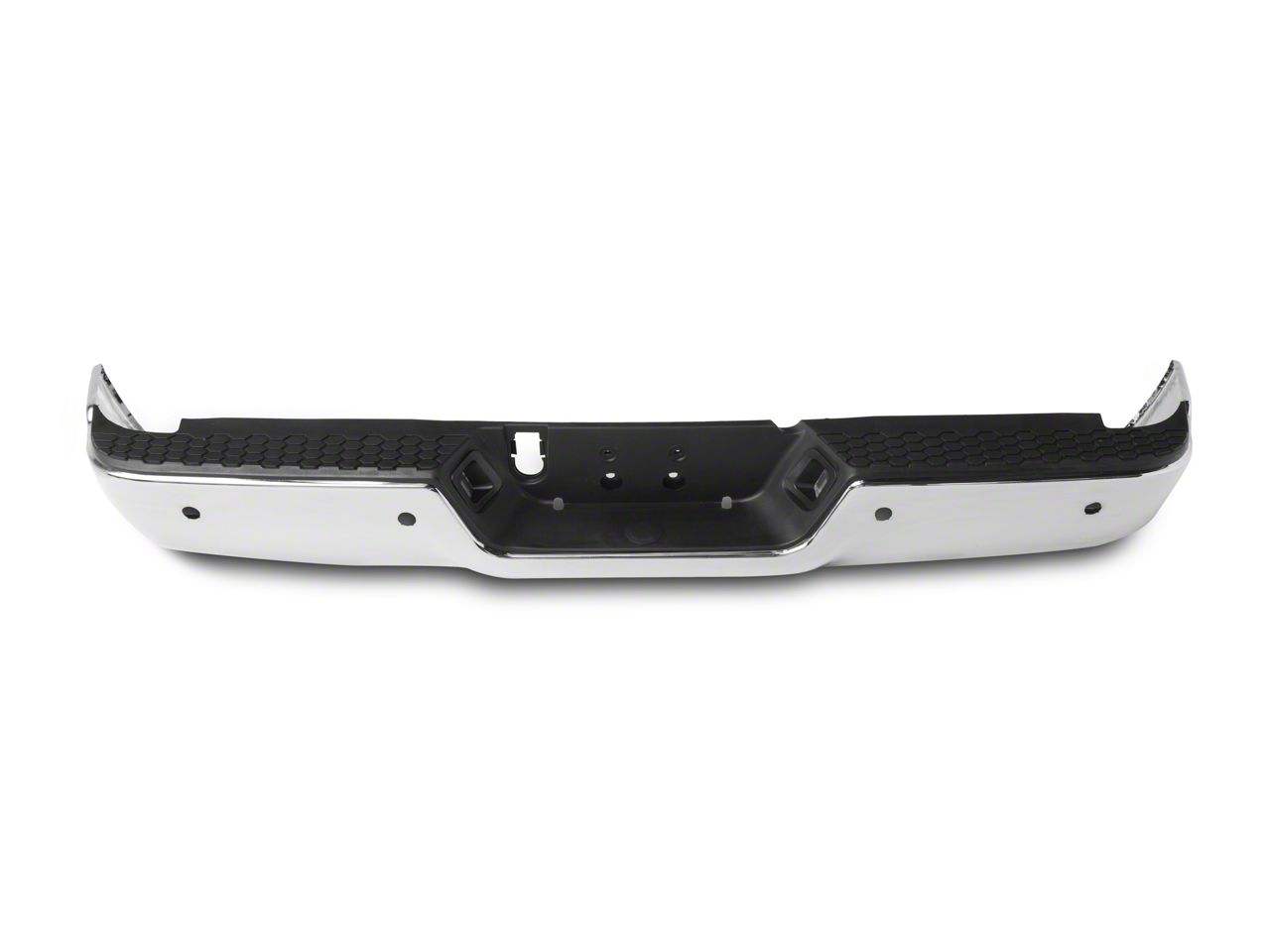RAM 2500 Rear Bumper; Pre-Drilled for Backup Sensors; Chrome (10-18 RAM ...