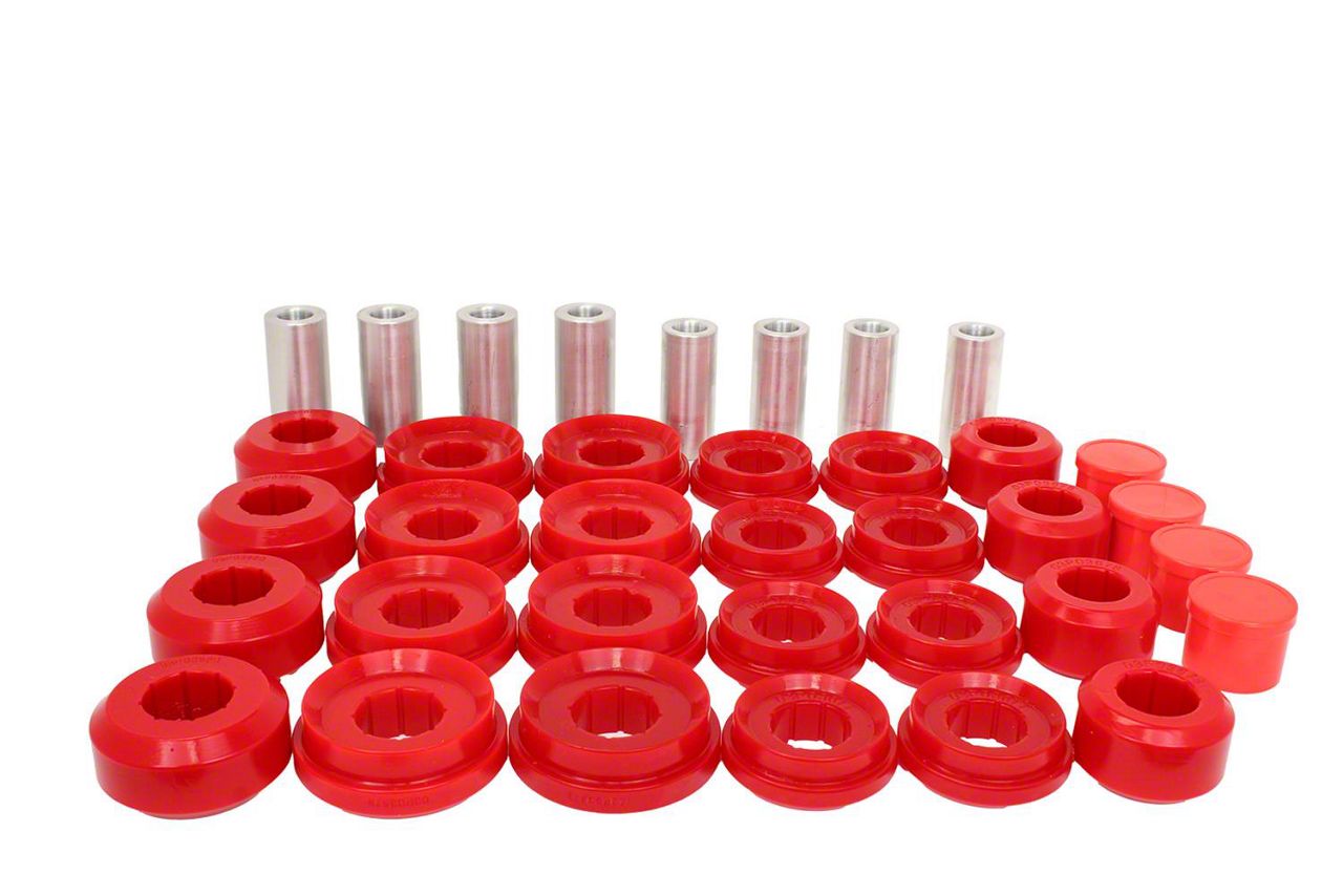 RAM 2500 Rear Control Arm Bushings; Red (14-18 RAM 2500) - Free Shipping