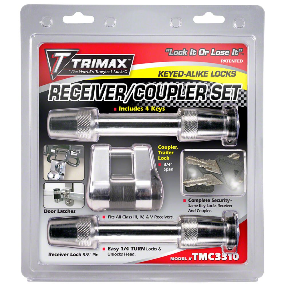 RAM 2500 Receiver/Coupler Set; 5/8-Inch Diameter - Free Shipping