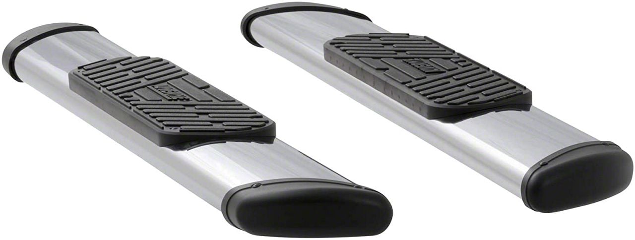 RAM 2500 Regal 7-Inch Oval Side Step Bars; Rocker Mount; Polished ...