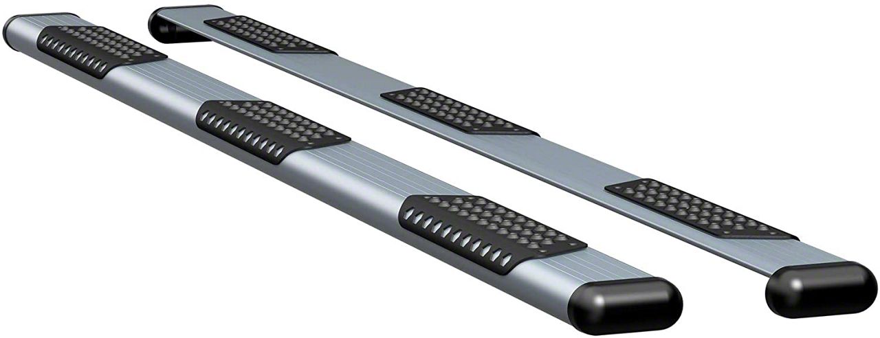 RAM 2500 O-Mega II 6-Inch Wheel-to-Wheel Oval Side Step Bars; Silver ...
