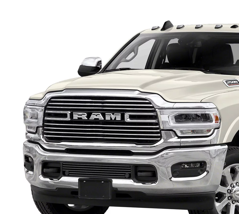 RAM 2500 Stainless Steel Billet Lower Grille Insert; Black (19-26 RAM ...