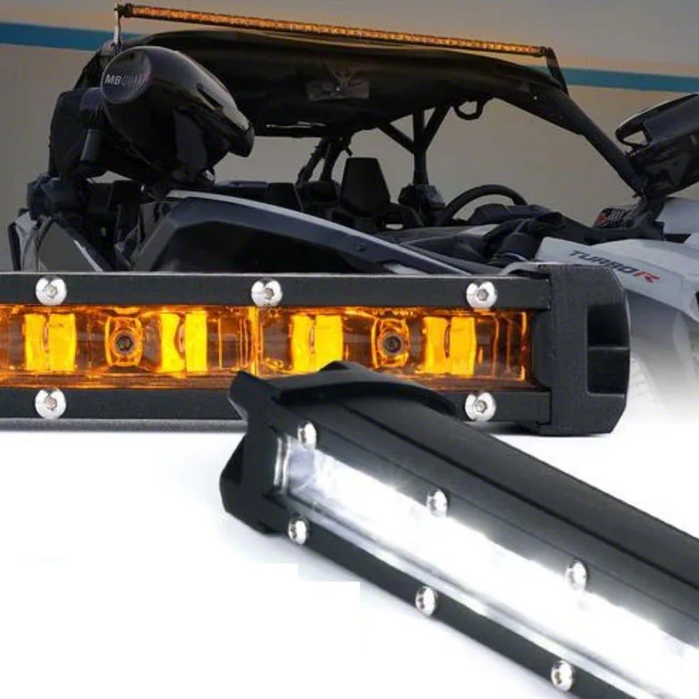 RAM 2500 Sunrise Series 22-Inch Single Row LED Light Bar with Amber ...