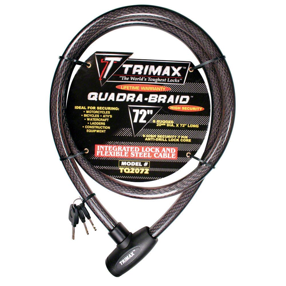 RAM 2500 TRIMAFLEX Integrated Keyed Cable Lock; 6-Foo x 20mm - Free ...