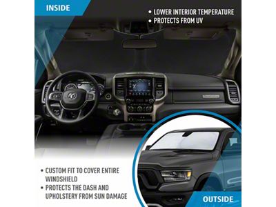 2019-2024 Dodge Ram 2500 Sun Shade & Windshield Tint | AmericanTrucks