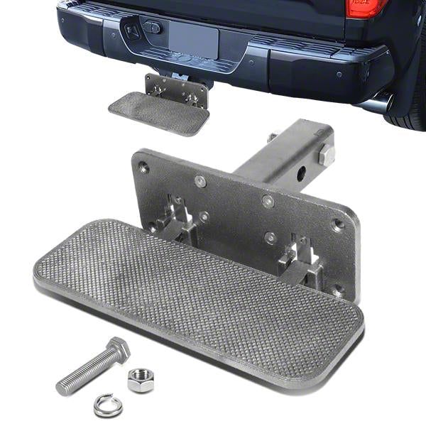 RAM 3500 2-Inch Receiver Hitch Foldable Step Board; Silver (Universal ...