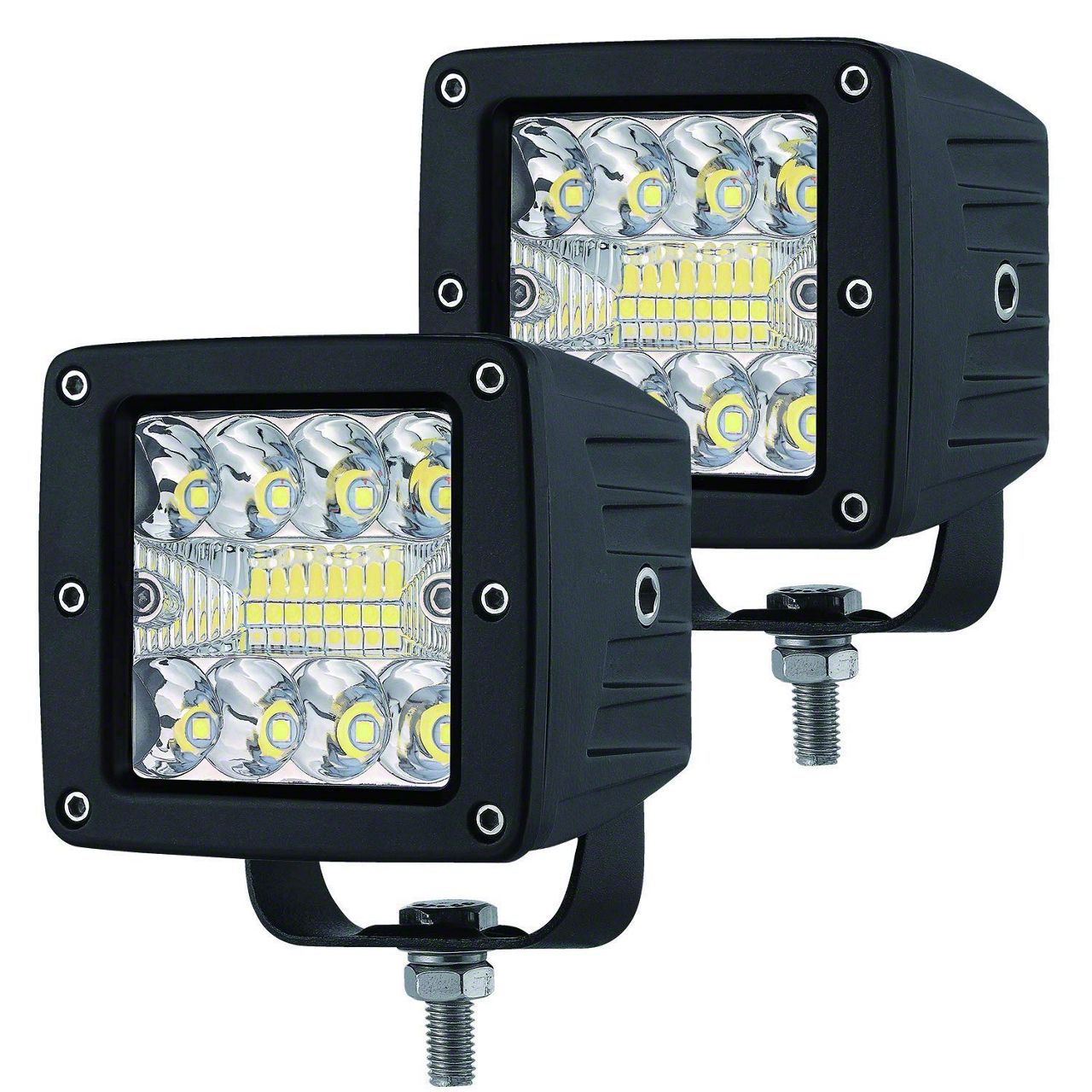 RAM 3500 3-Inch ECO-SERIES LED Cube Lights; Combo Beam (Universal; Some ...