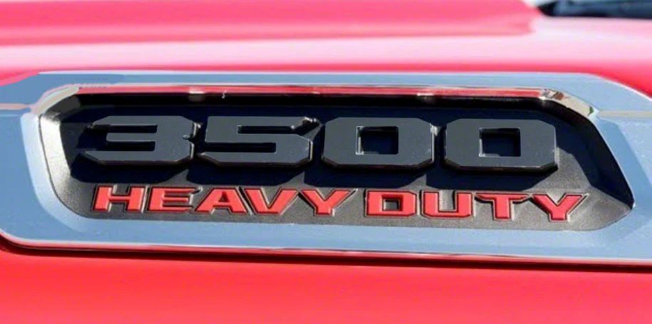 RAM 3500 3500 Hood Numbers Overlay Decals; Deep Blue Metallic (19-24 ...