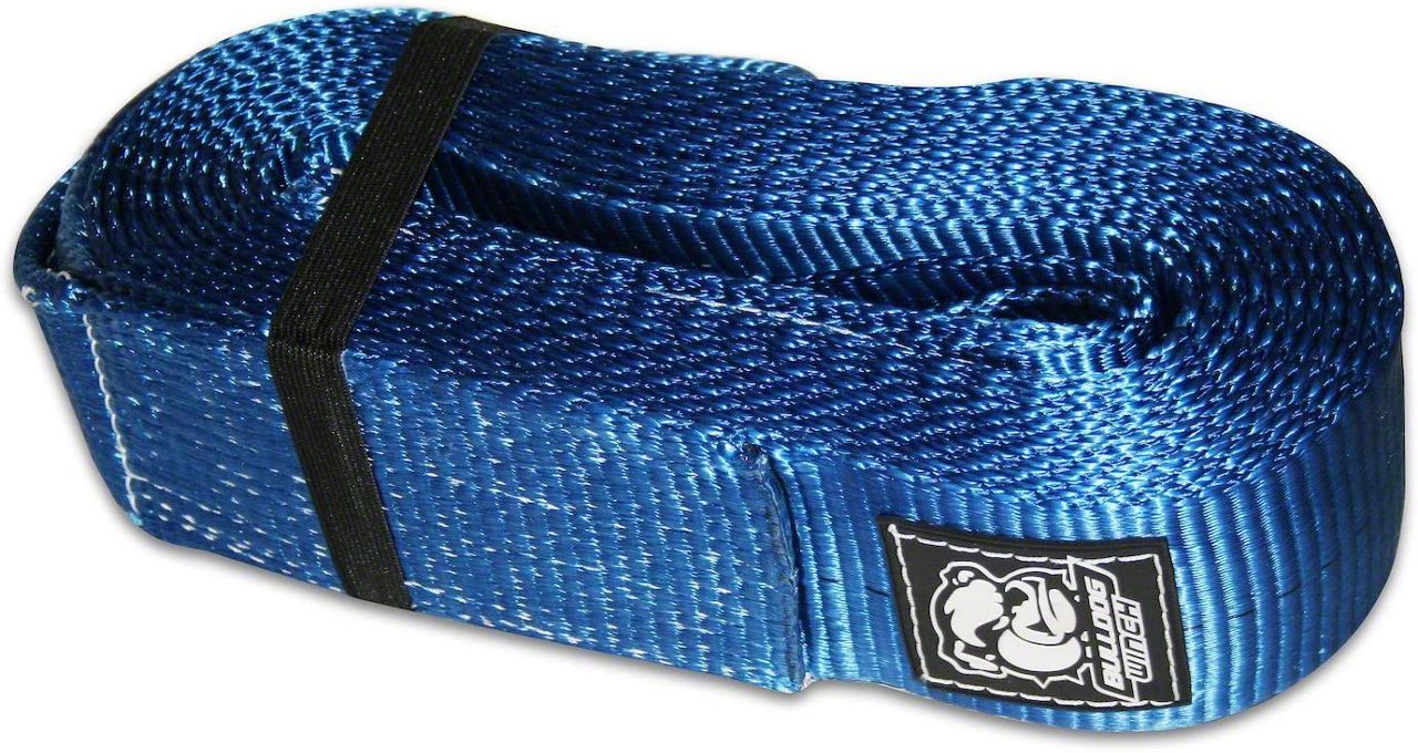Bulldog Winch RAM 3500 4-Inch x 30-Foot Recovery Strap; 40,000 lb. 20031 - Free Shipping