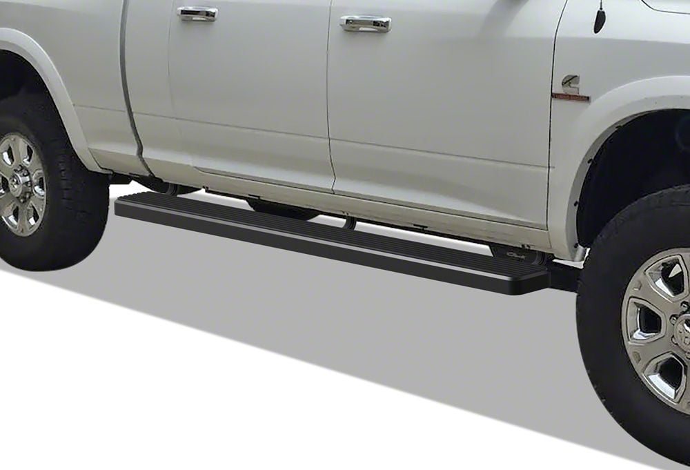 RAM 3500 6-Inch iStep Running Boards; Black (10-25 RAM 3500 Mega Cab ...