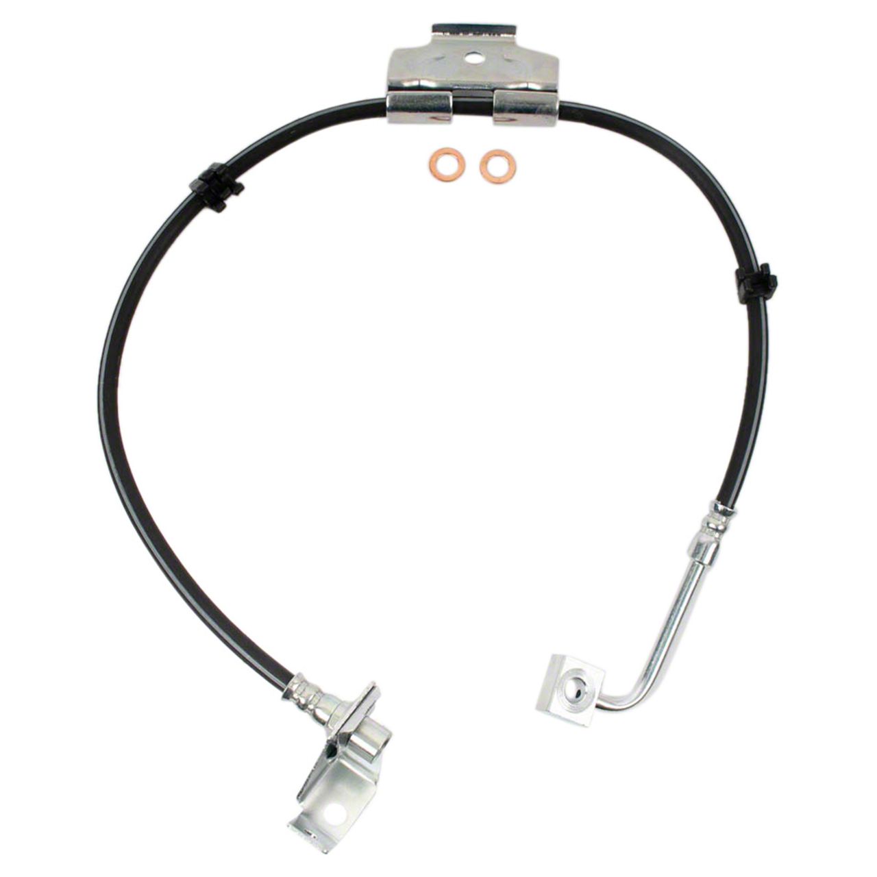 RAM 3500 Front and Rear Brake Hose Set with Steel Line (03-12 4WD RAM ...