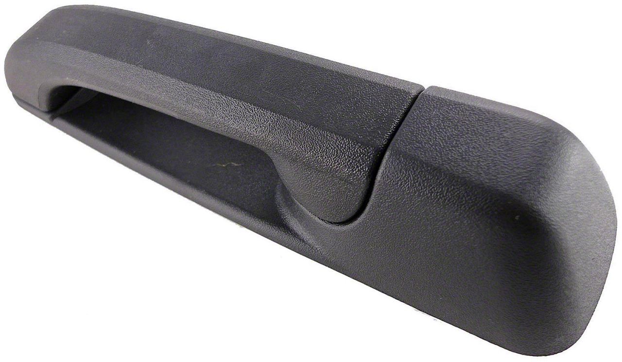 RAM 3500 Exterior Door Handle; Rear Left; Textured Black; Plastic (2010 ...