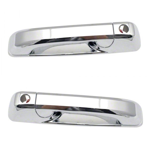 RAM 3500 Exterior Door Handles; Front; Chrome; Chrome (10-18 RAM 3500 ...