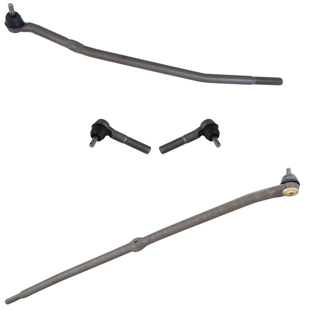 RAM 3500 Front Inner and Outer 4-Piece Steering Kit (03-08 4WD RAM 3500 ...