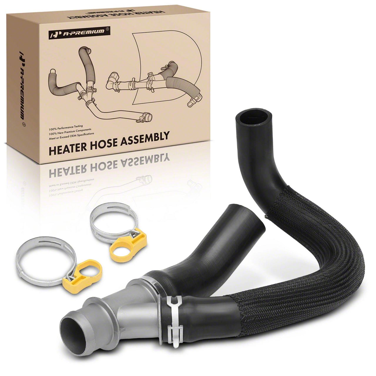 RAM 3500 HVAC Heater Hose Assembly; Outlet (13-14 6.7L RAM 3500) - Free ...