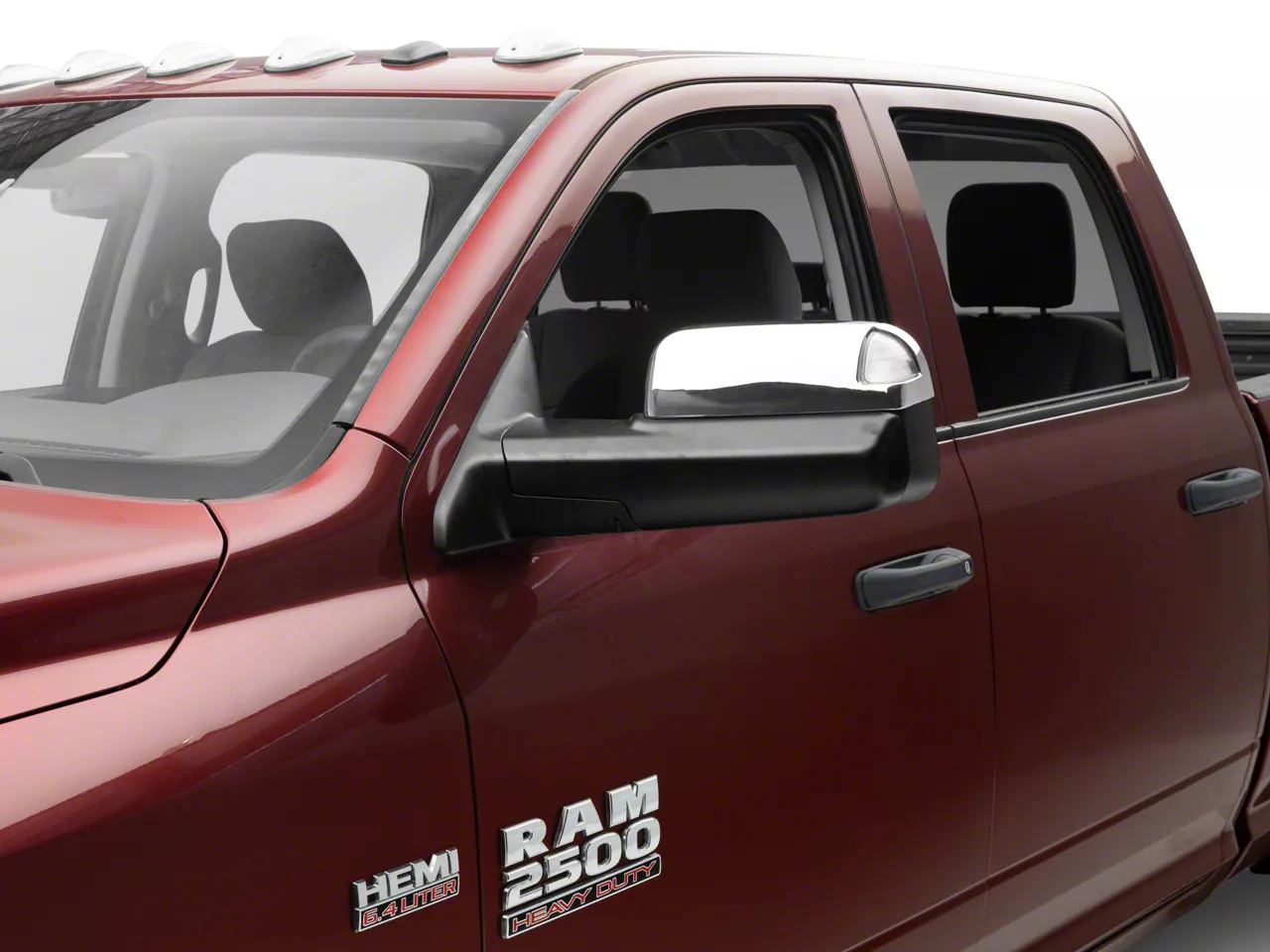 RAM 3500 Mirror Covers; Chrome (10-24 RAM 3500) - Free Shipping