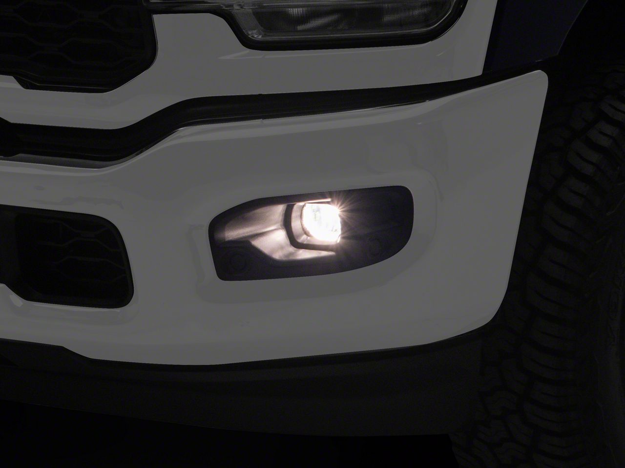 RAM 3500 OEM Style Halogen Fog Lights; Clear (19-24 RAM 3500) - Free ...