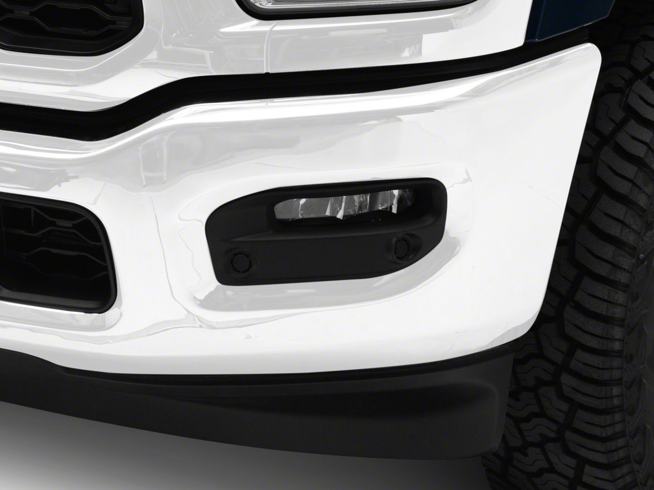 RAM 3500 OEM Style LED Fog Lights with Switch; Clear (19-24 RAM 3500 ...