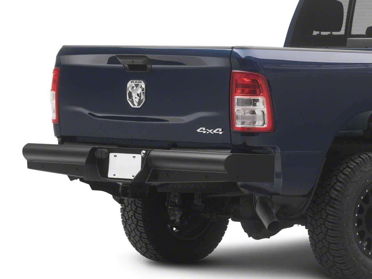 RAM 3500 Pipe Force Series Rear Bumper; Black Textured (10-25 RAM 3500 ...