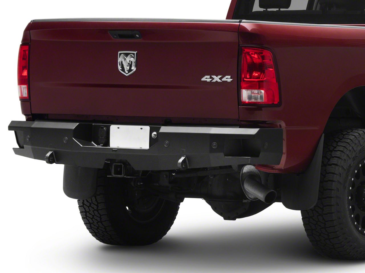 RAM 3500 Premier Series Rear Bumper; Black Textured (10-24 RAM 3500 ...